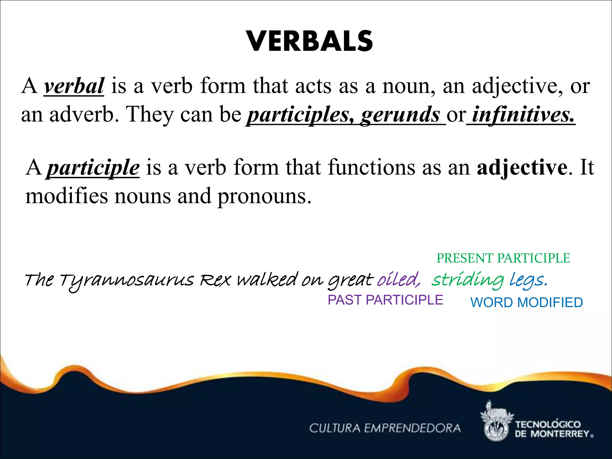 Ch 03 (prepositional phrases, appositives, verbals) ppp | PPT