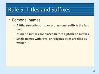 Ch03 records management | PPT