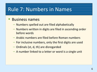 Ch03 records management | PPT