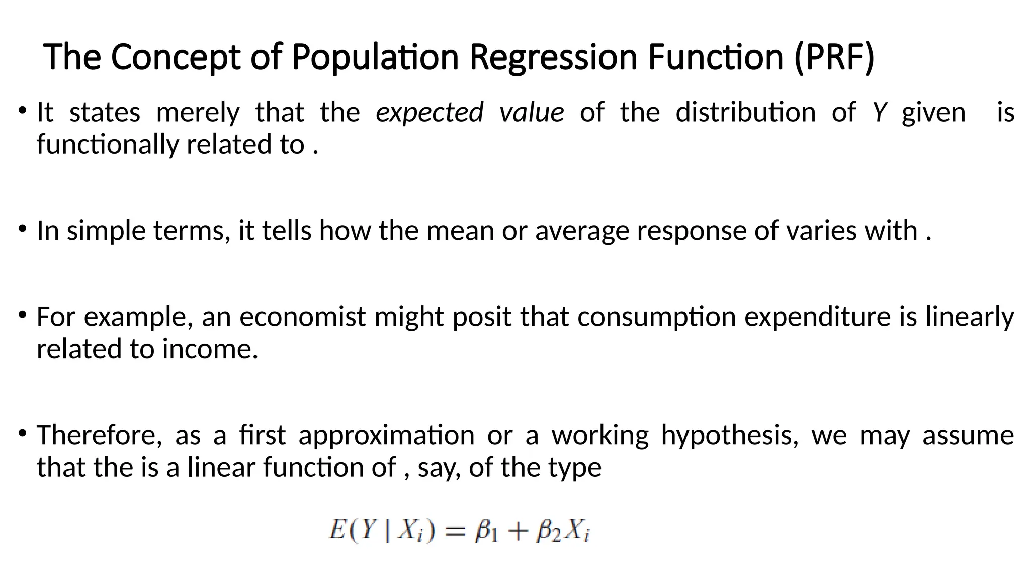 CH 03; TWO VARIABLE REGRESSION ANALYSIS. pptx | PPTX