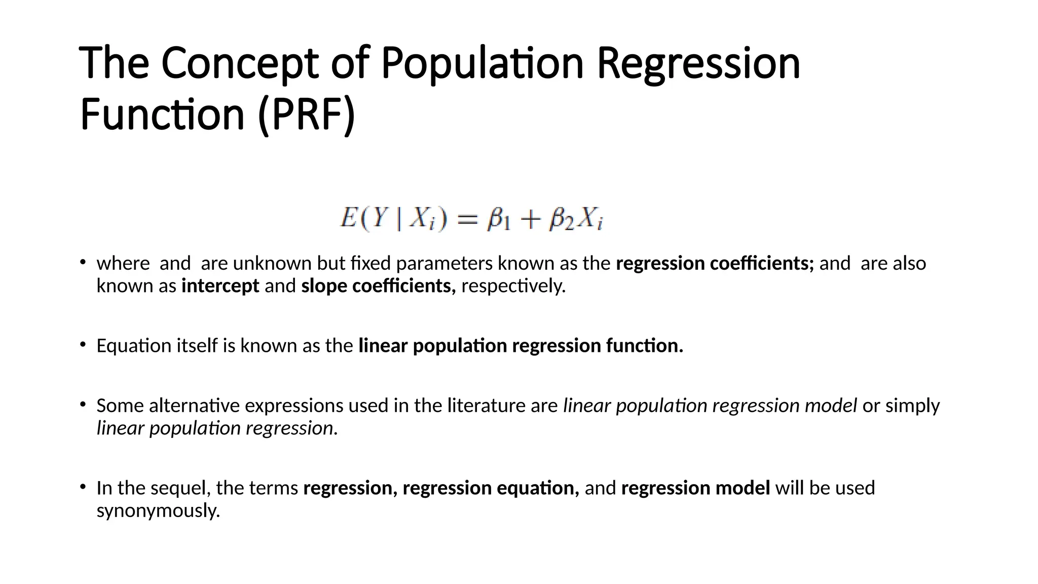 CH 03; TWO VARIABLE REGRESSION ANALYSIS. pptx | PPTX