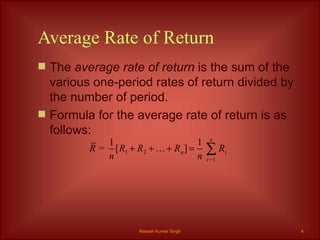 Financial Management chapter-4 | PPT