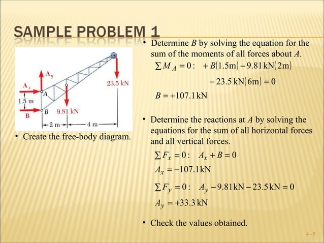 MECHANICS ENGINEERING - Equilibrium | PPT
