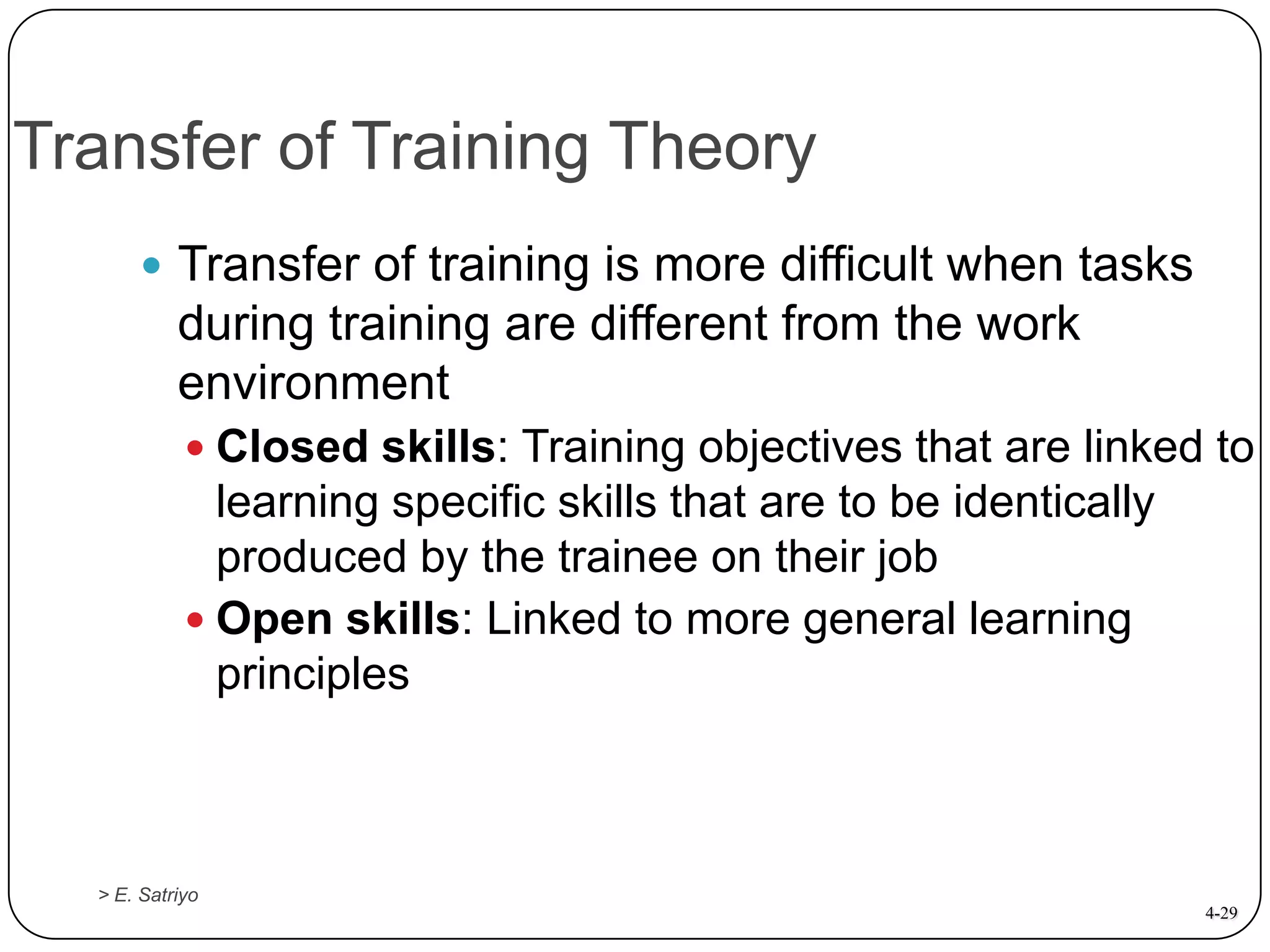 Employee Training & Development Ch 04 | PPTX