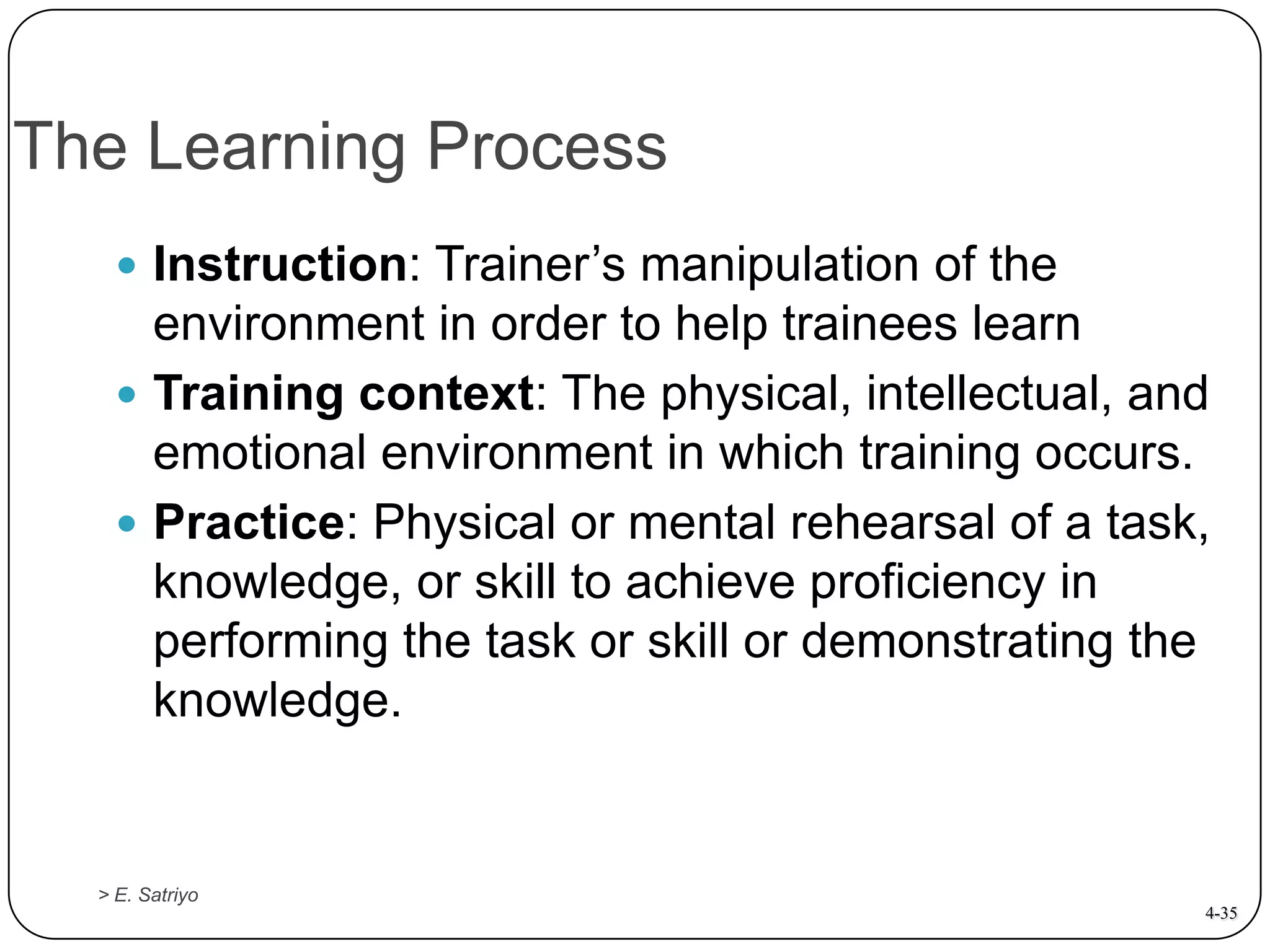 Employee Training & Development Ch 04 | PPTX