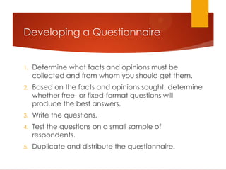 System Analysis Fact Finding Methods | PPTX