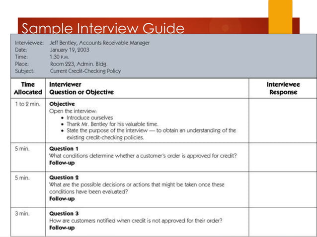 System Analysis Fact Finding Methods