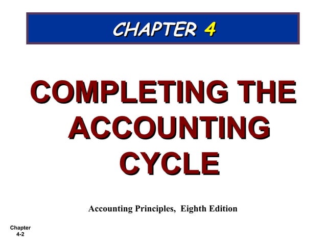 NSU EMB 501 Accounting Ch04 | PPT