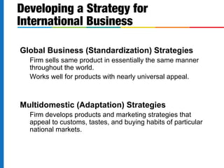 International Business and Marketing | PPT