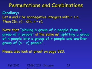 Discrete mathematics counting and logic relation | PPT