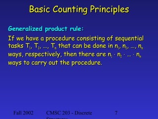 Discrete mathematics counting and logic relation | PPT
