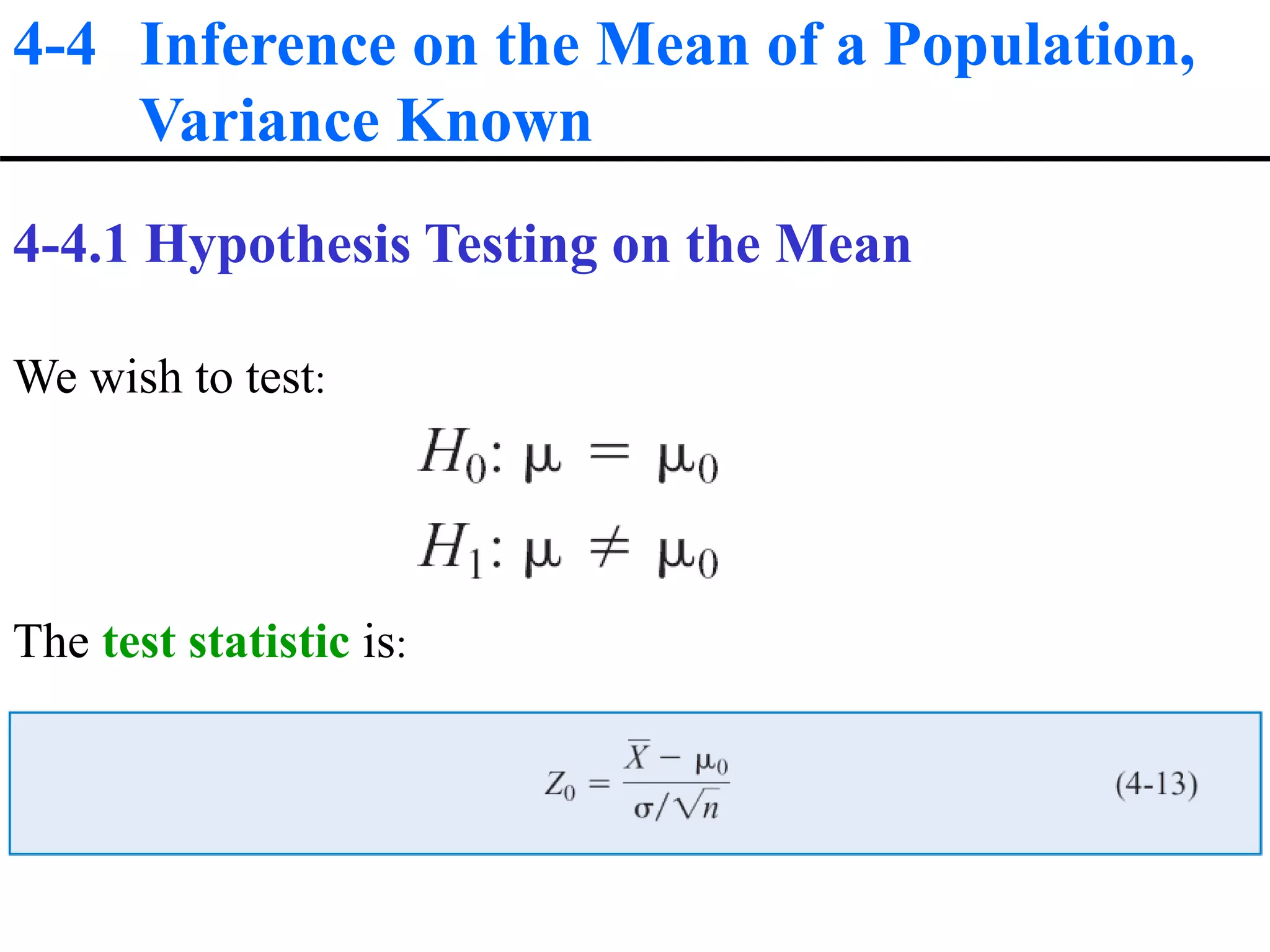 hypothesis testing | PPT