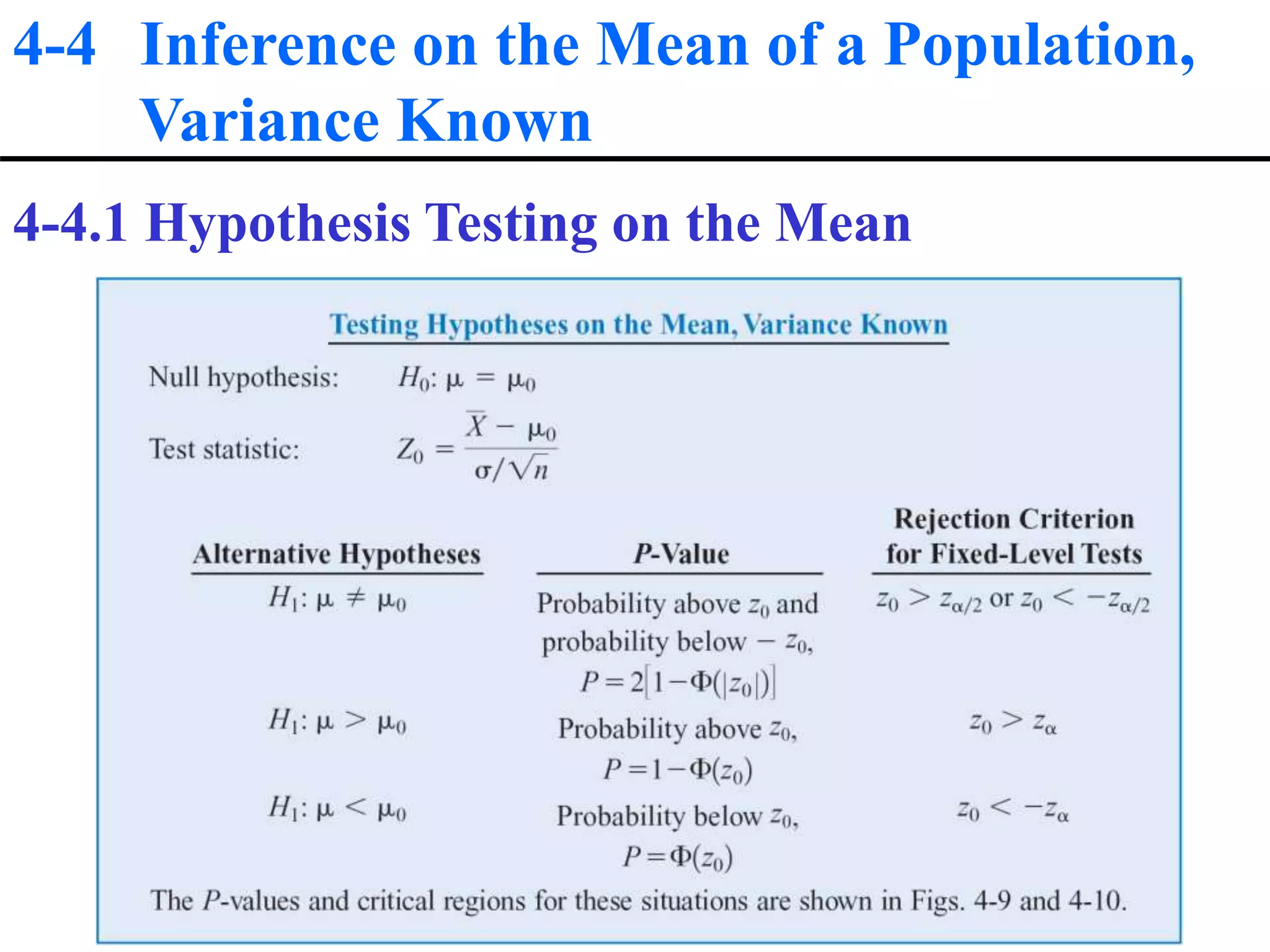 hypothesis testing | PPT