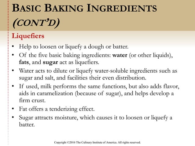ch04: Advanced Baking Principles.pptx | Desserts and Baking | Food & Drink