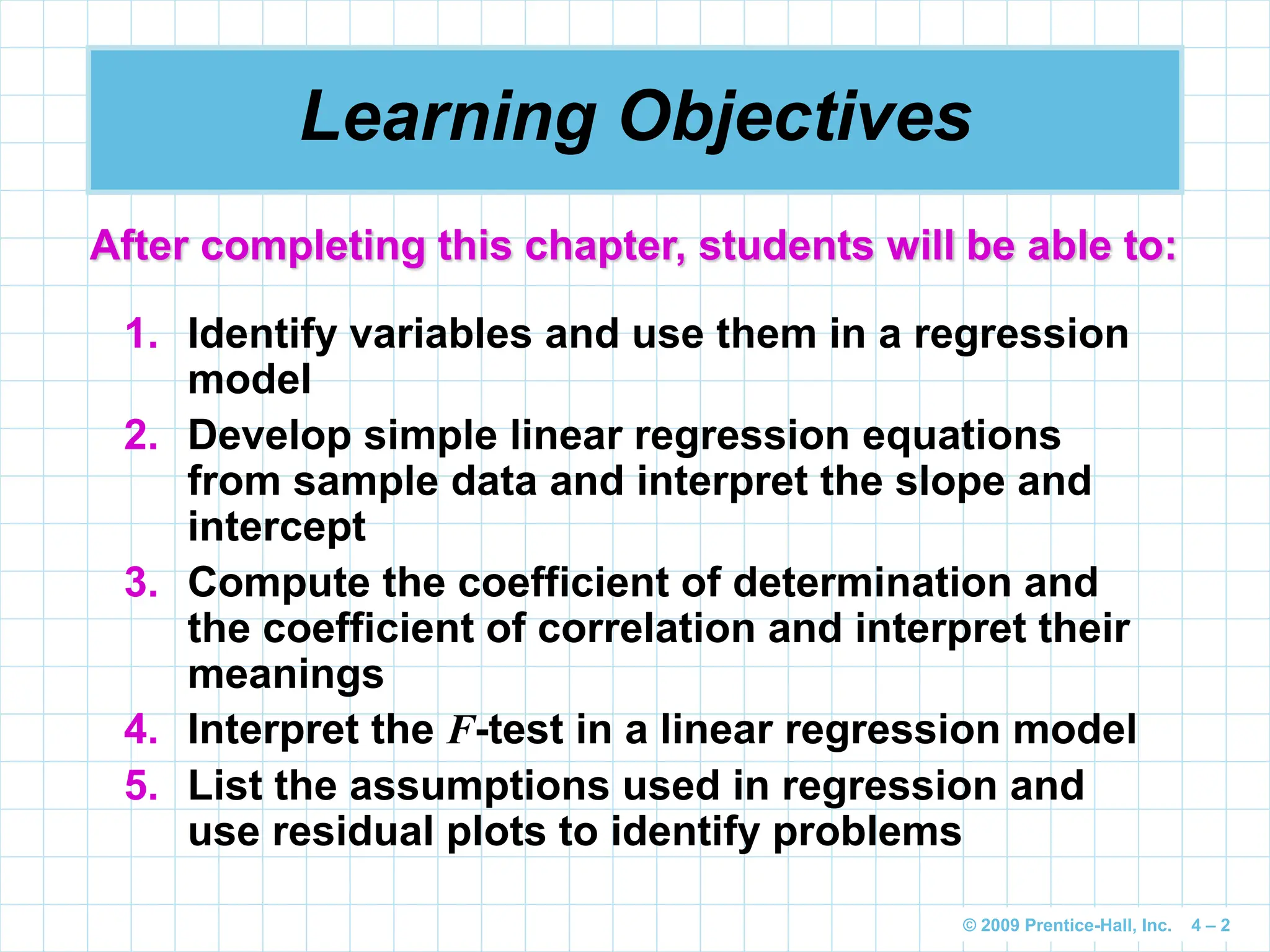 Chapter 4 power point presentation Regression models | PPT