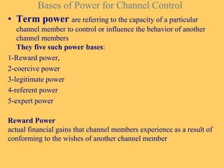 Behavioral Processess in Marketing Channel chapter 4 | PPT