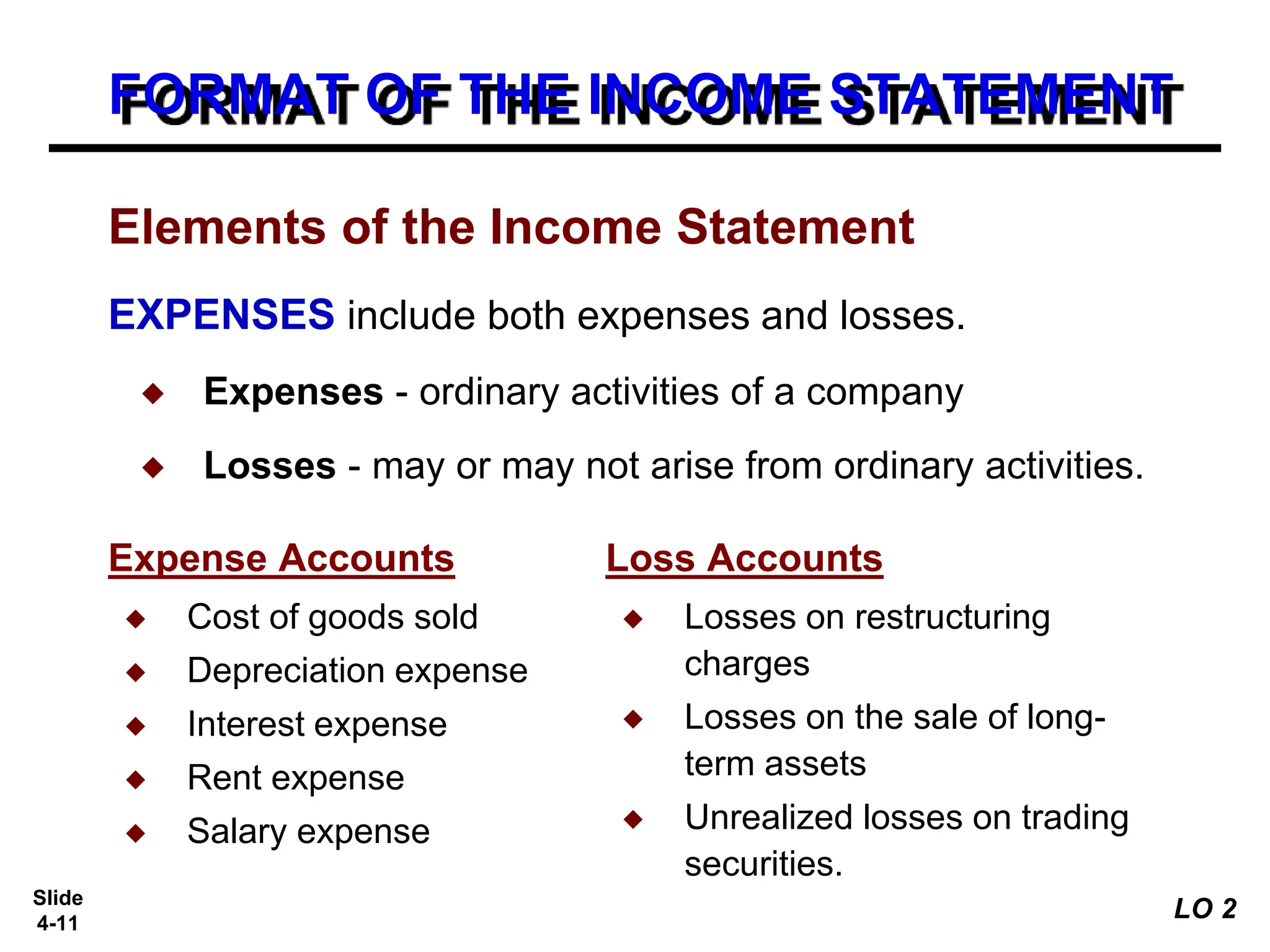 Income Statement and related information | PPTX
