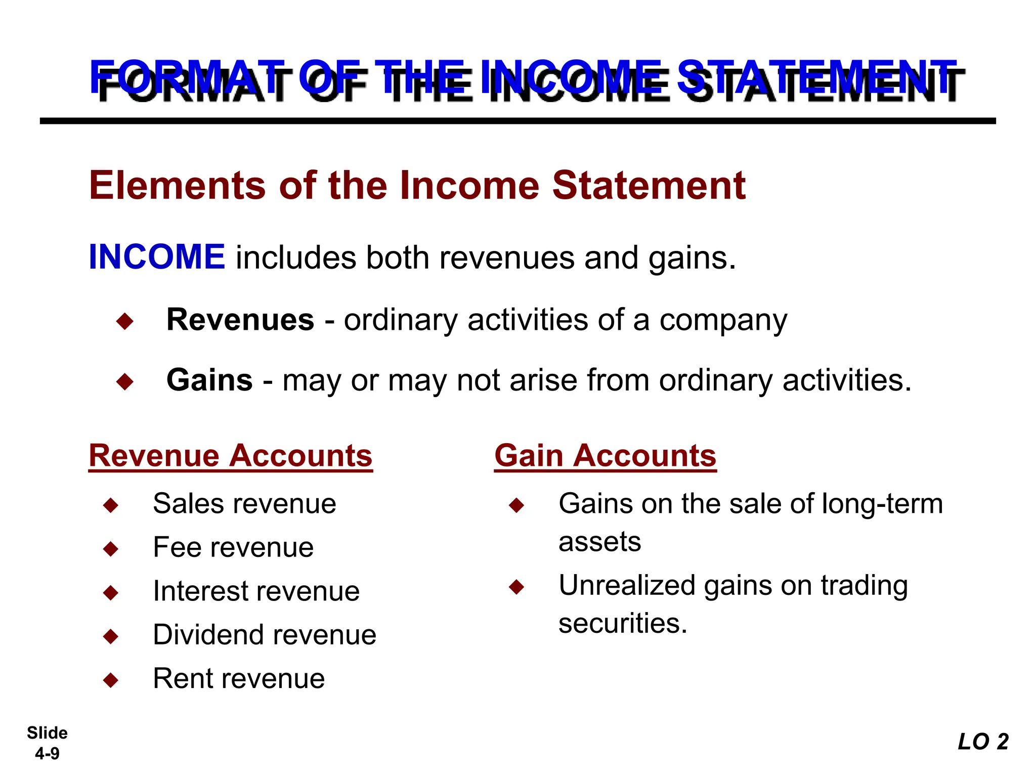 Income Statement and related information | PPTX
