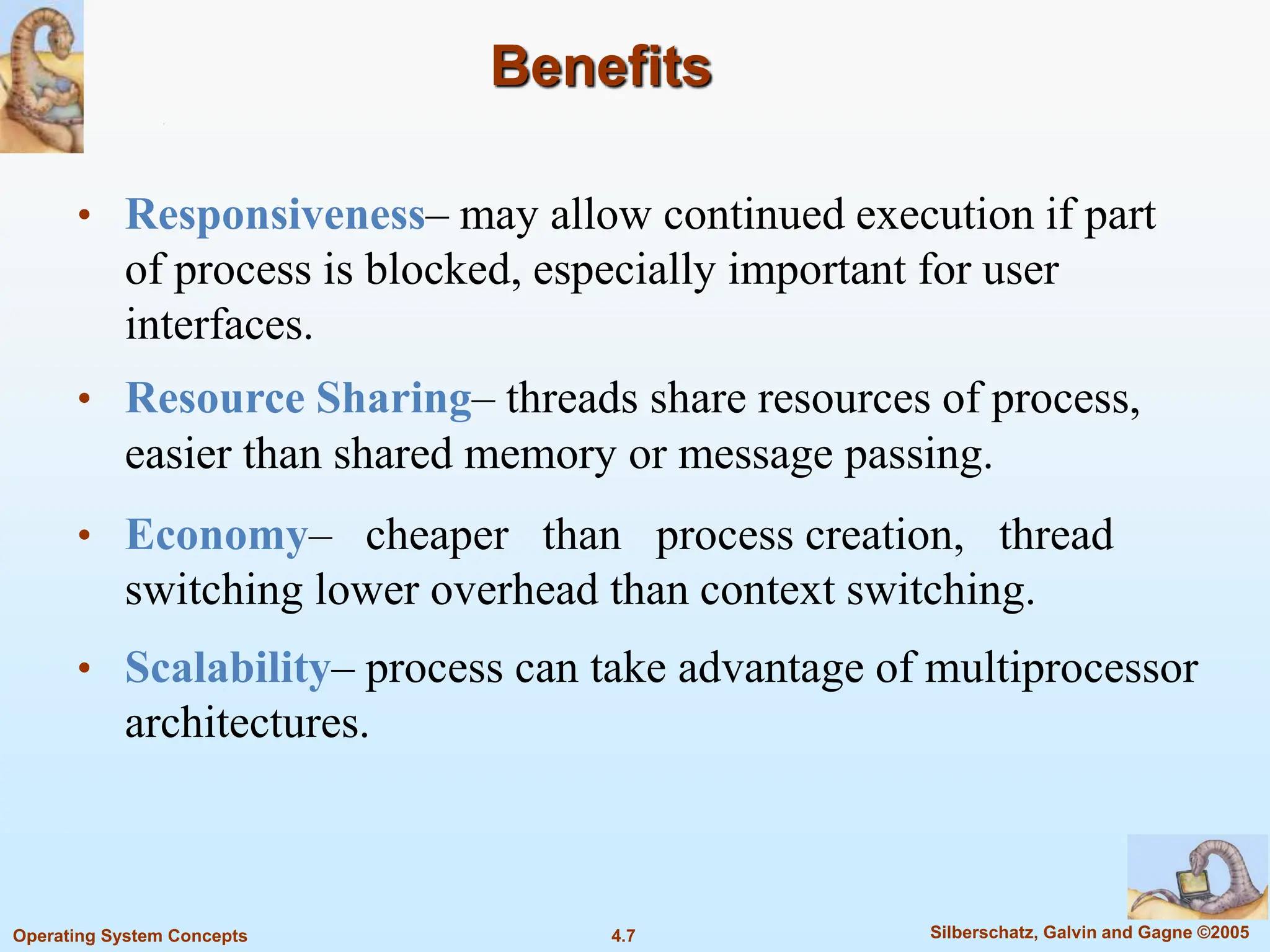 OS-operating systems- ch04 (Threads) ... | PPT