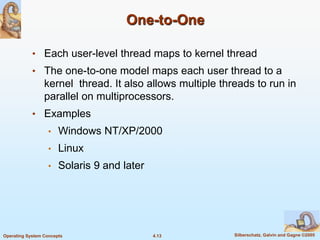 OS-operating systems- ch04 (Threads) ... | PPT