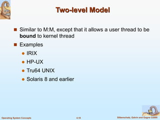 OS-operating systems- ch04 (Threads) ... | PPT