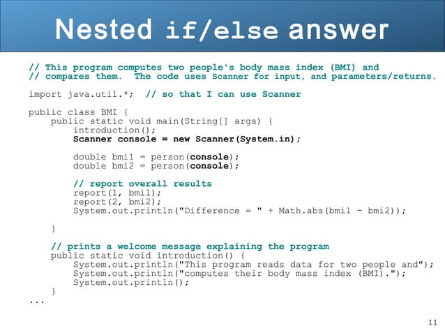 conditional statements | PPT