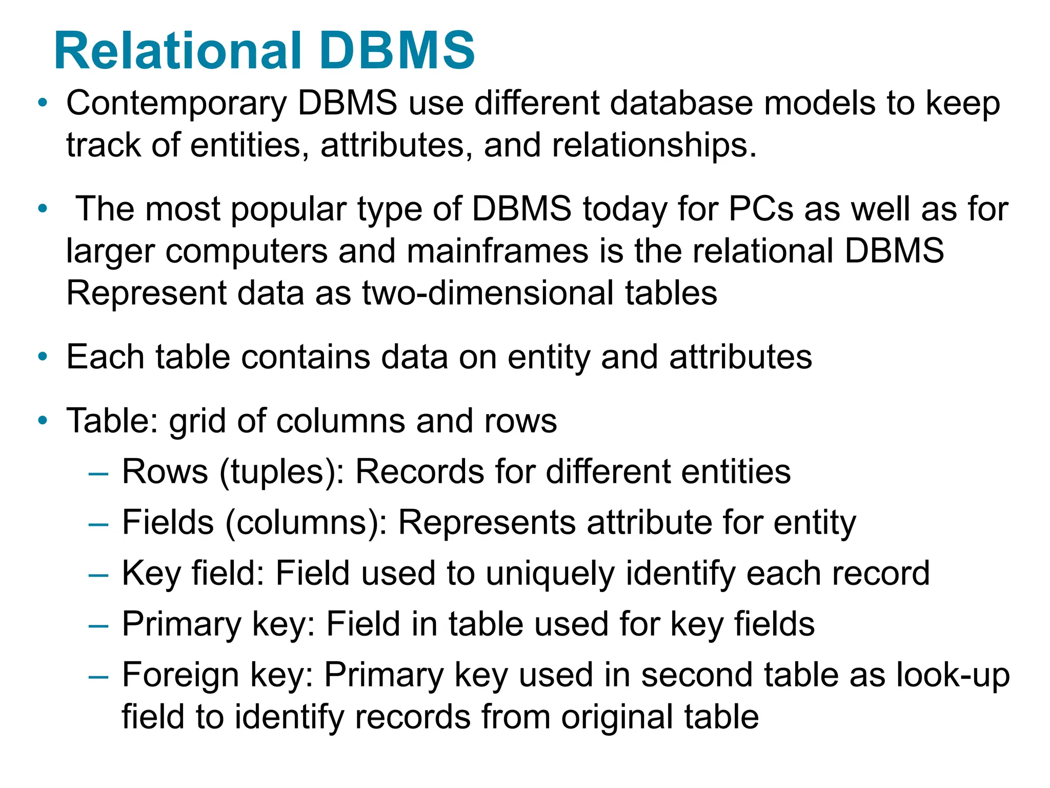 Foundations of Business Intelligence: Databases and Information Management | PDF
