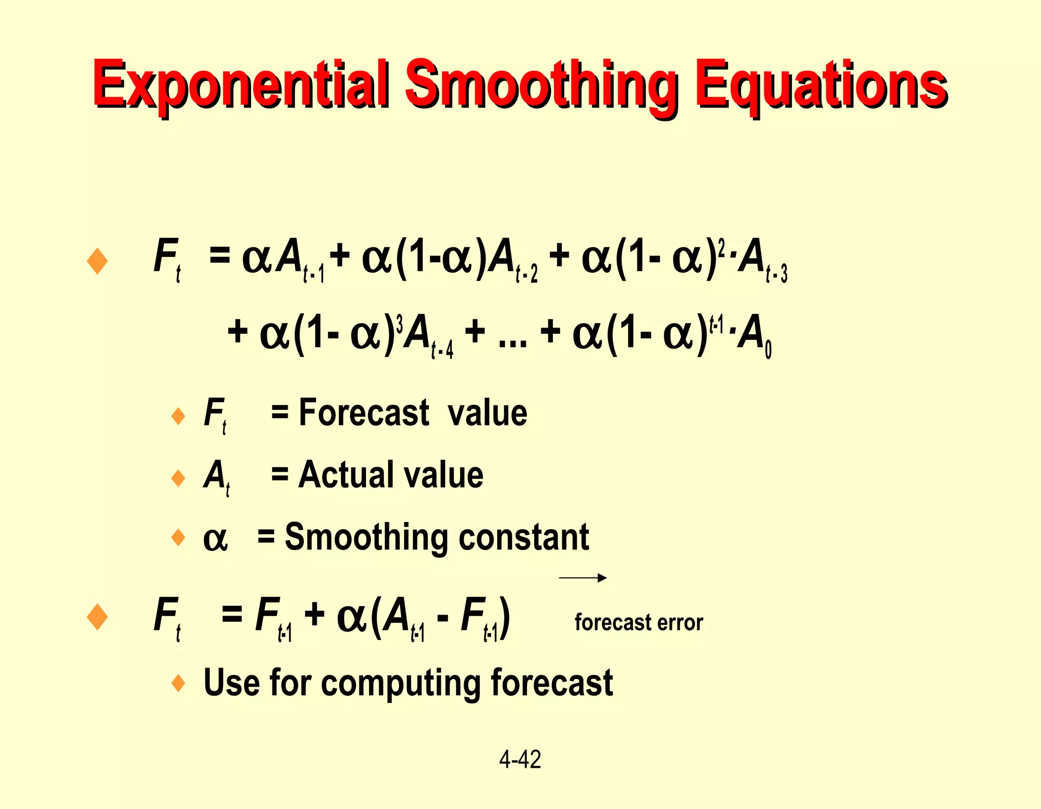 Ch04 forecasting | PPT