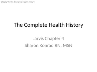 Ch 04 - Health hx cont'.ppt kham thuc the | PPT