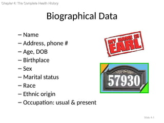 Ch 04 - Health hx cont'.ppt kham thuc the | PPT