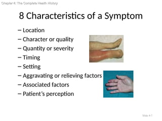 Ch 04 - Health hx cont'.ppt kham thuc the | PPT