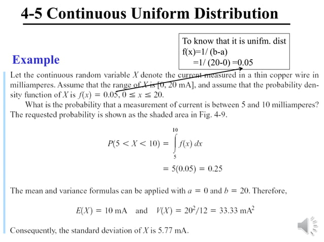 ch04 - part 2 (Cont unifm dist).ppt explained | PPT