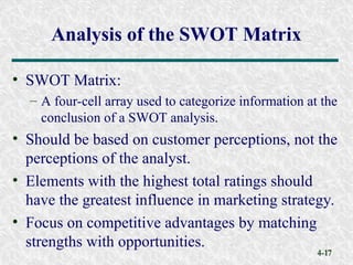 SWOT ANALYSIS MARKETING STRATEGY OC FERREL | PPT