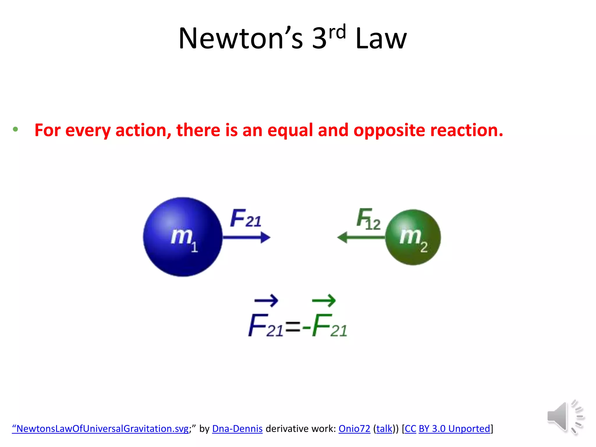 Ch04 Newton's 3rd Law; Action-Reaction Pair Examples | PPTX