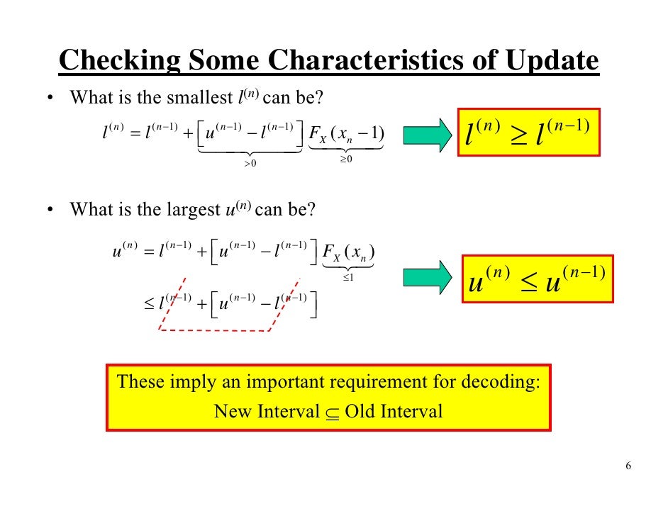 Ch 04 Arithmetic Coding (Ppt) Ch 04 Arithmetic Coding (Ppt)