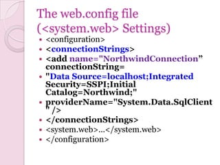 Ch 04 asp.net application | PPTX | Internet | Computing