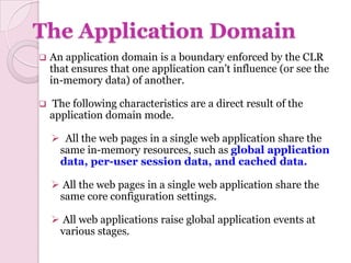 Ch 04 asp.net application | PPTX | Internet | Computing