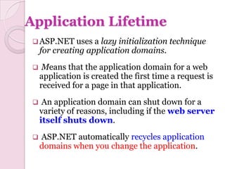 Ch 04 asp.net application | PPTX | Internet | Computing