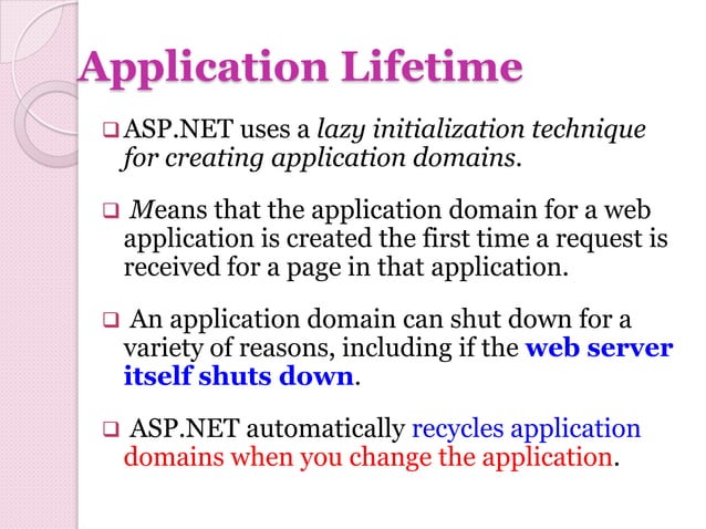 Ch 04 asp.net application | PPTX | Internet | Computing
