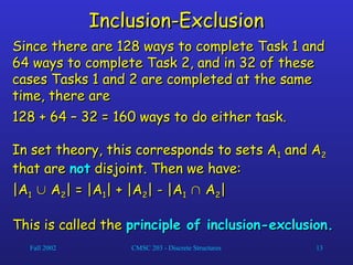 Basic counting in DSA for IT or Computer Science students | PPT