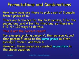 Basic counting in DSA for IT or Computer Science students | PPT