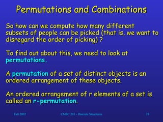 Basic counting in DSA for IT or Computer Science students | PPT