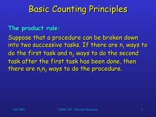 Basic counting in DSA for IT or Computer Science students | PPT