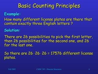 Basic counting in DSA for IT or Computer Science students | PPT