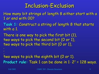 Basic counting in DSA for IT or Computer Science students | PPT