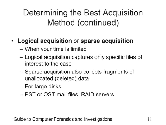 Ch 04 Data Acquisition for Digital Forensics.ppt | Operating Systems ...