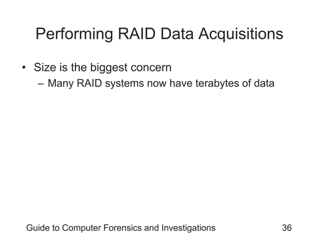 Ch 04 Data Acquisition for Digital Forensics.ppt | Operating Systems | Computer Software and ...