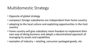 Ch 04 managing in the global economy | PPTX