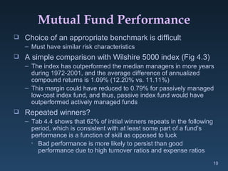 Ch04 mutual funds | PPT