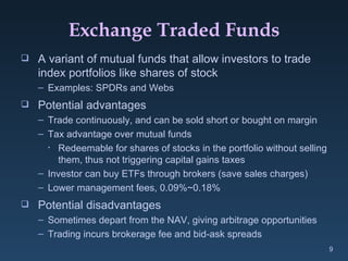 Ch04 mutual funds | PPT